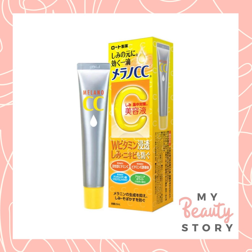 [authentic] Rohto Melano Cc Intensive Anti Spot Essence 20ml Shopee