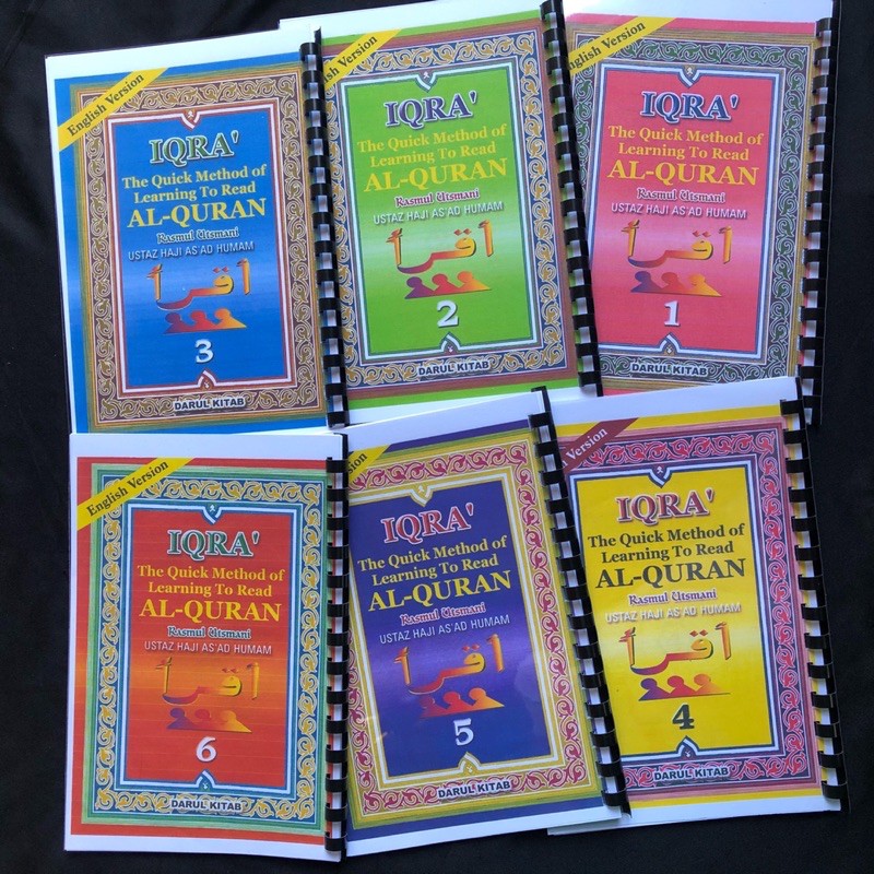 Iqra Book 1-6 (1 set) - Want to read the Arabic letters? | Shopee ...