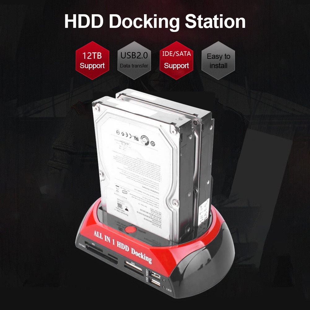 All in One Hdd Docking Station eSATA to USB 2.0 Adapter For 2.5/3.5 ... All in One Hdd Docking Station eSATA to USB 2.0 Adapter For 2.5/3.5 ...