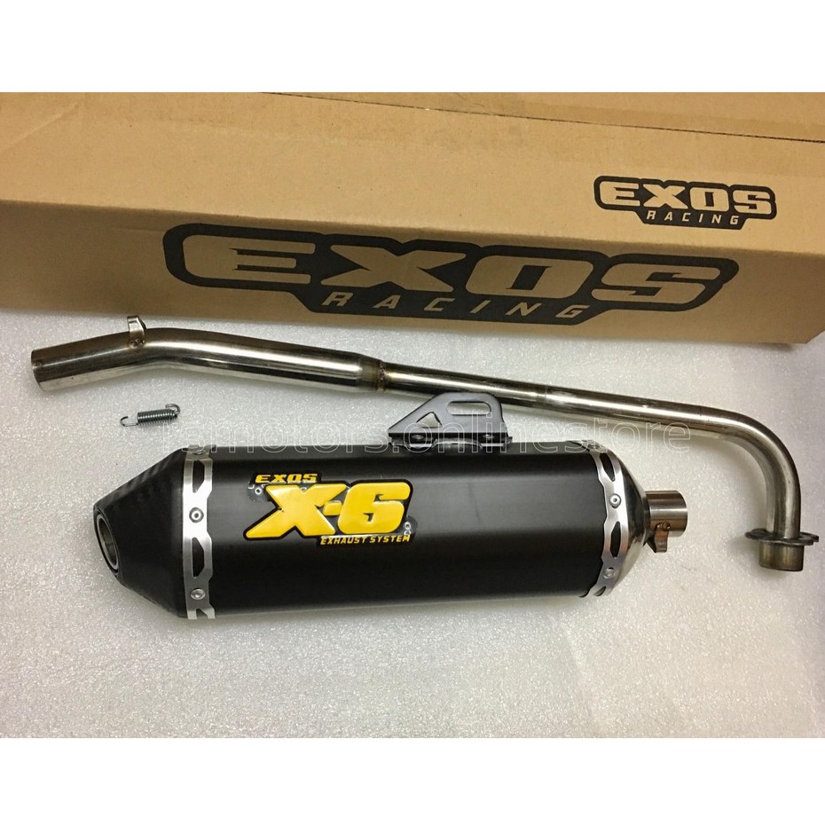 EXOS X6 For XRM 110 Silent Pipe - Full Exhaust System | Shopee Philippines