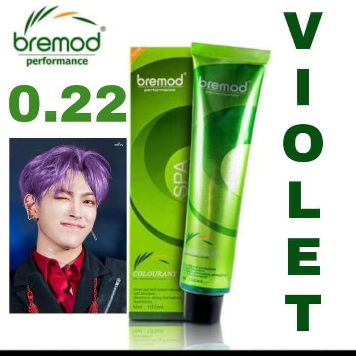 Bremod Performance SPA Hair Color (VIOLET 0.22) 100 ML | Shopee Philippines