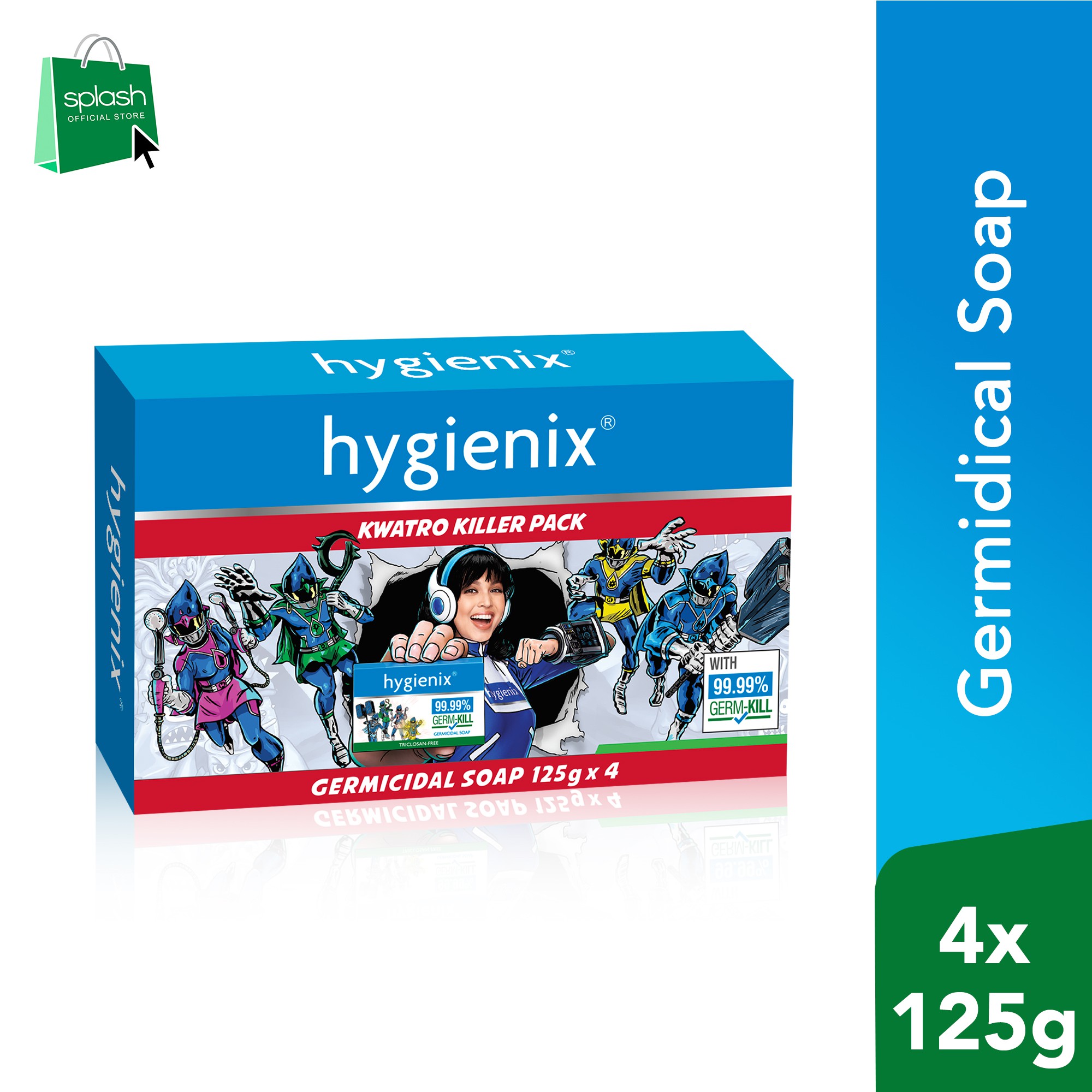 Hygienix Germ Fighting Four Soap Pack 125g | Shopee Philippines