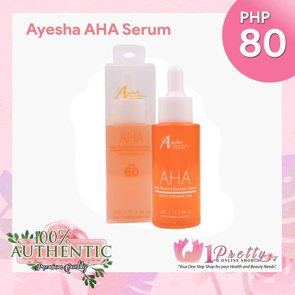 1Pretty 1pc Original Ayesha AHA Serum (50ml) | Shopee Philippines