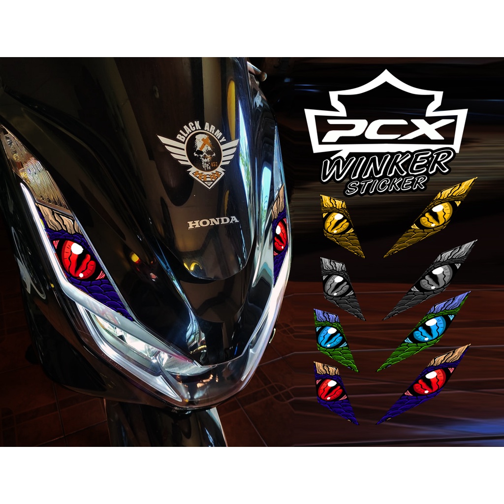 Honda PCX 160 Winker Eyes Sticker | Shopee Philippines
