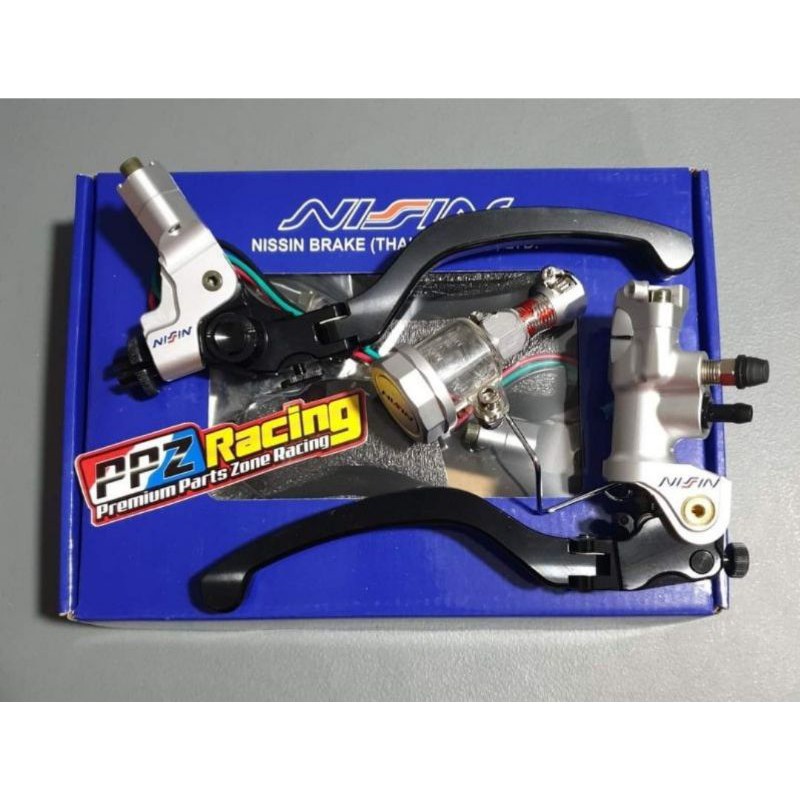 NISSIN BRAKE MASTER & CLUTCH LEVER SET w/ CLEAR TANK | Shopee Philippines