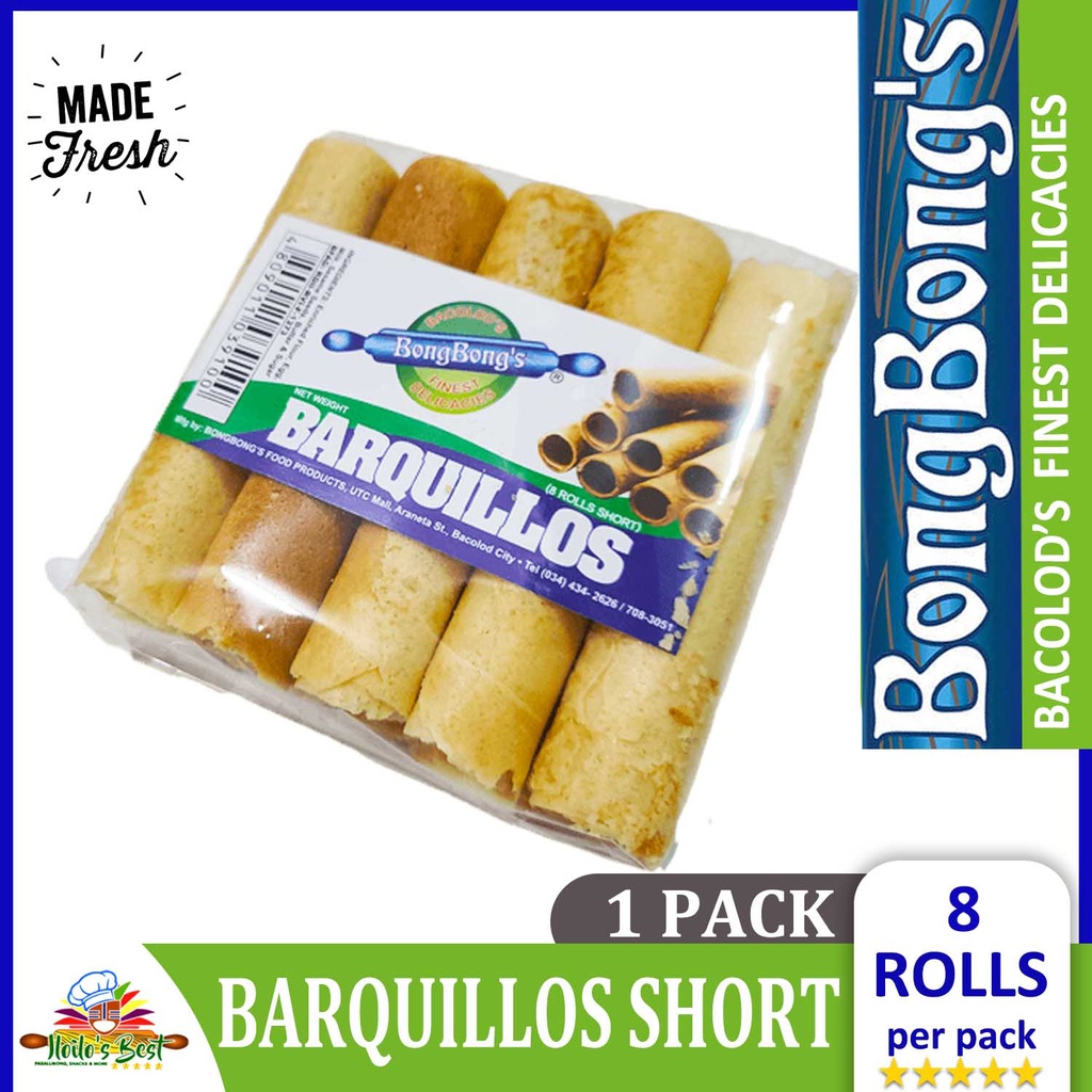 Iloilo's Best | Bongbong's Barquillos Short | 100grams | Best Seller ...