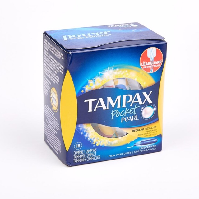 Tampons Tampax Pocket Pearl Regular Unscented 18 ct | Shopee Philippines