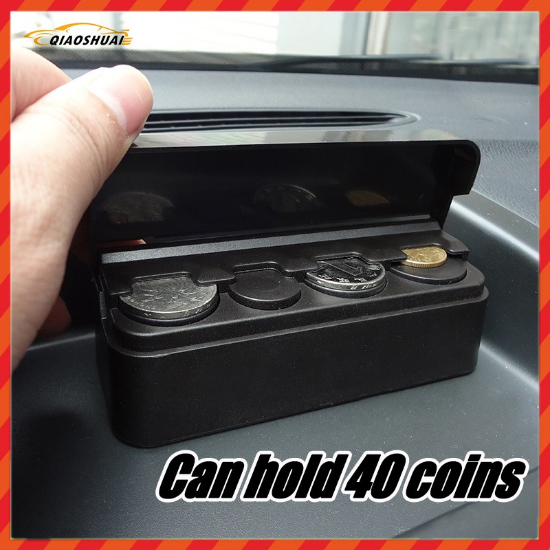 【Change storage box】Car change collection box, capsule holder, coin ...