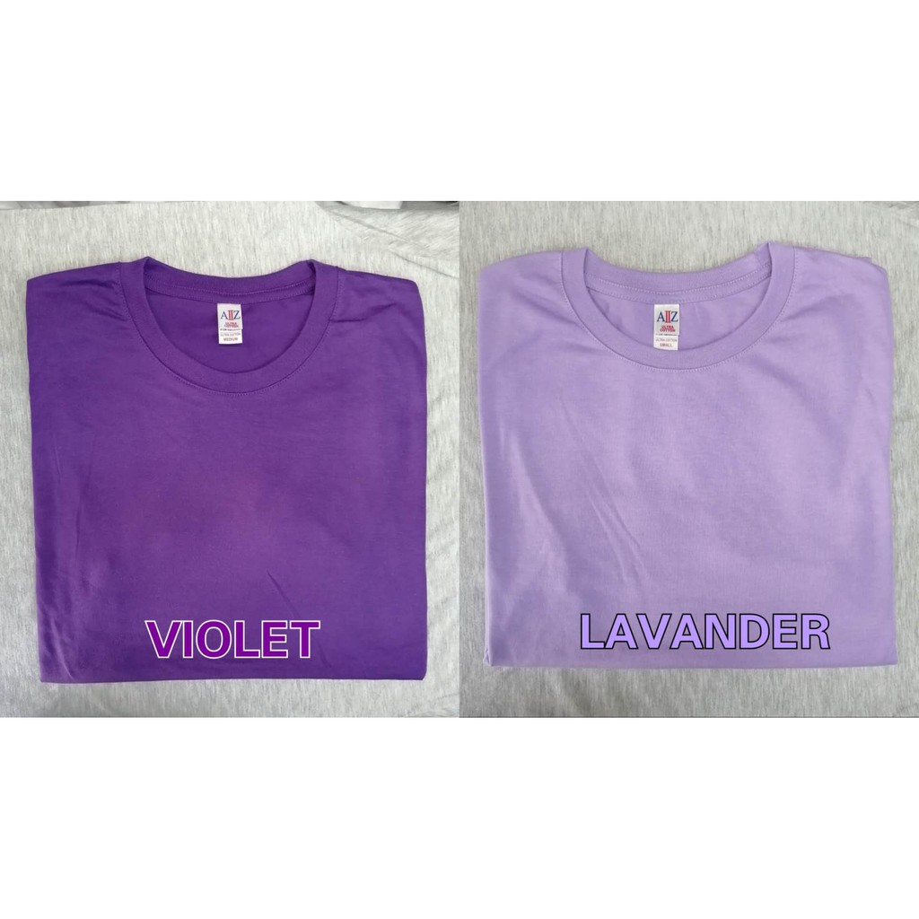 AIIZ ULTRA COTTON PLAIN TSHIRT ROUNDNECK FOR ADULT (UNISEX) (COLORED ...