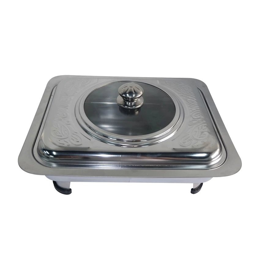 TOWNSHOP Rectangular Stainless Steel Food Container (Silver) | Shopee ...
