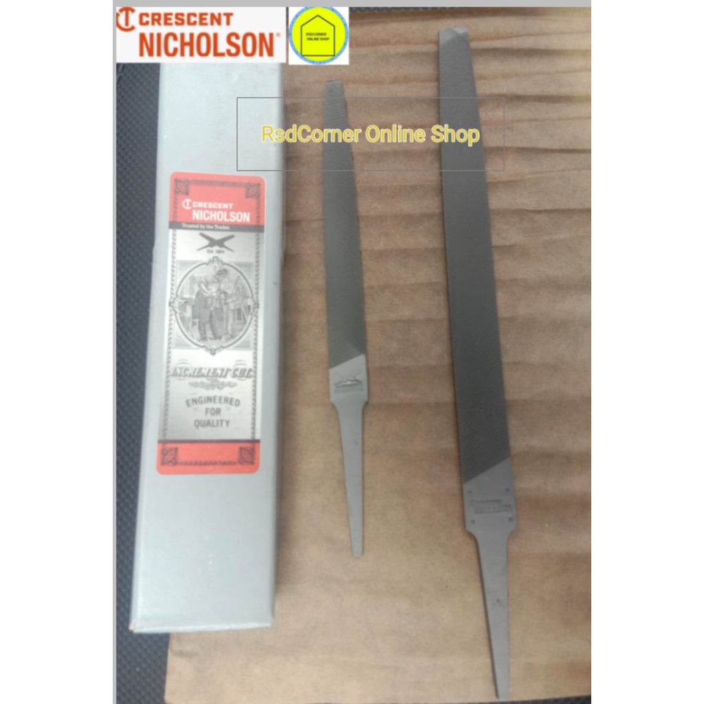 Original Nicholson Flat Smooth/Bastard File(4",6", 8",10", 12 ...