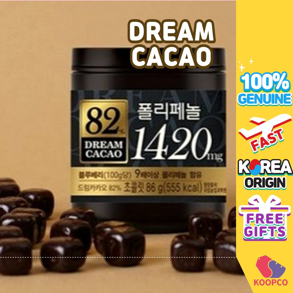 LOTTE Dream Cacao 82% Polyphenol Chocolate 86g / Korean food | Shopee Philippines