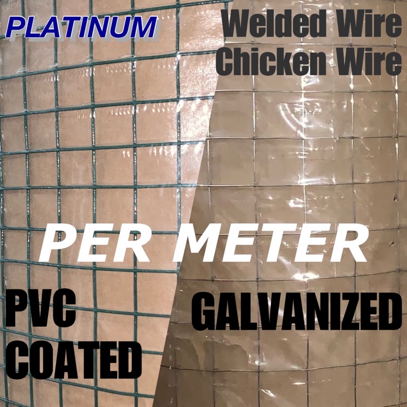 Per Mtr | PVC Coated & Galvanized Welded Wire Mesh Screen | Chicken ...