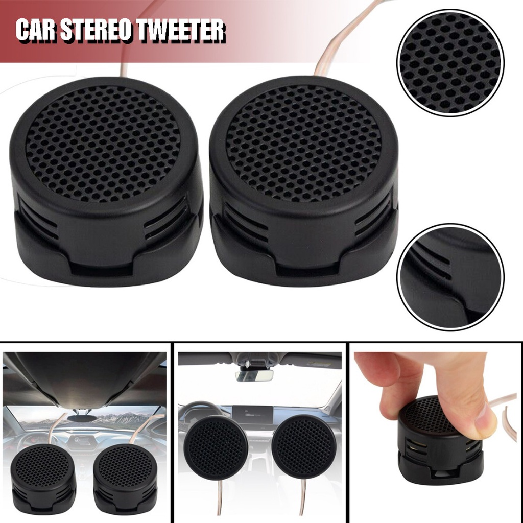 2pcs 500W Small Car Round Speaker Audio Stereo Super Power Loud Dome ...