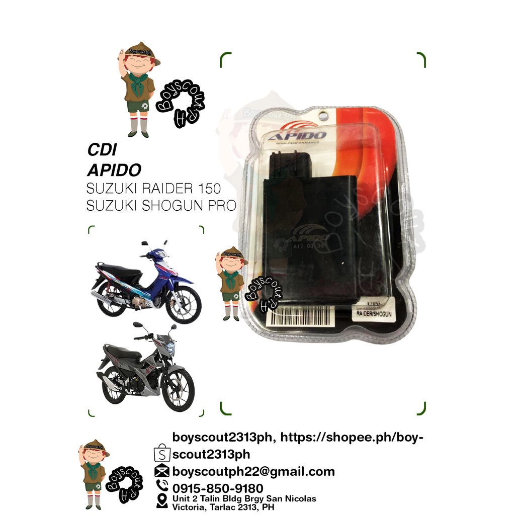 Cdi for SHOGUN PRO RAIDER 150 by APIDO | Shopee Philippines