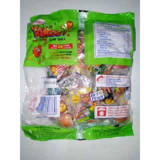 Yakee Super Asim Gum Ball, 27 pcs (25+2) , sold per pack | Shopee ...