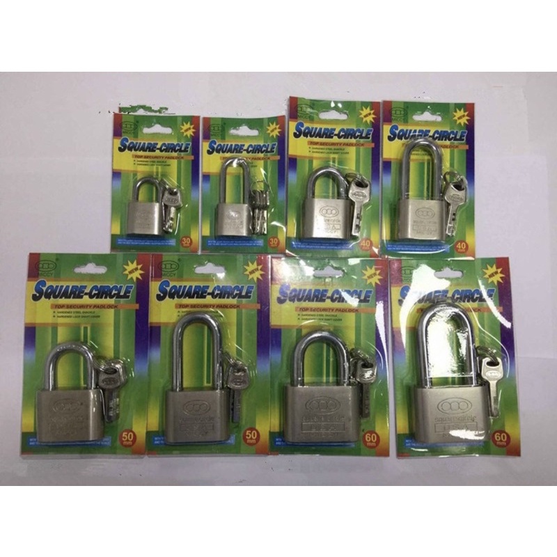 Security Circle Padlock (Long shackle & Short shackle) | Shopee Philippines
