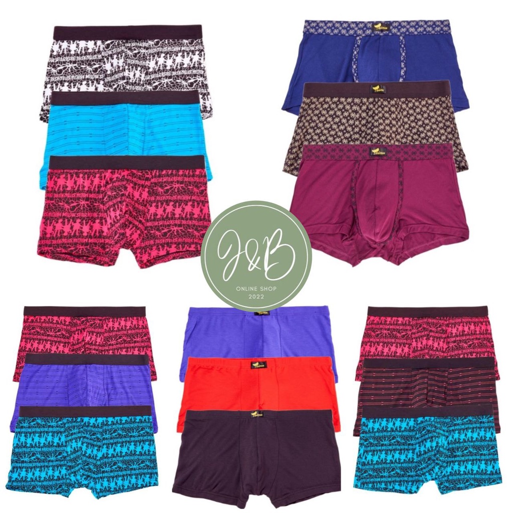 NATASHA LIMITED EDITION Men's 3 in 1 Boxer Short Brief | Shopee Philippines