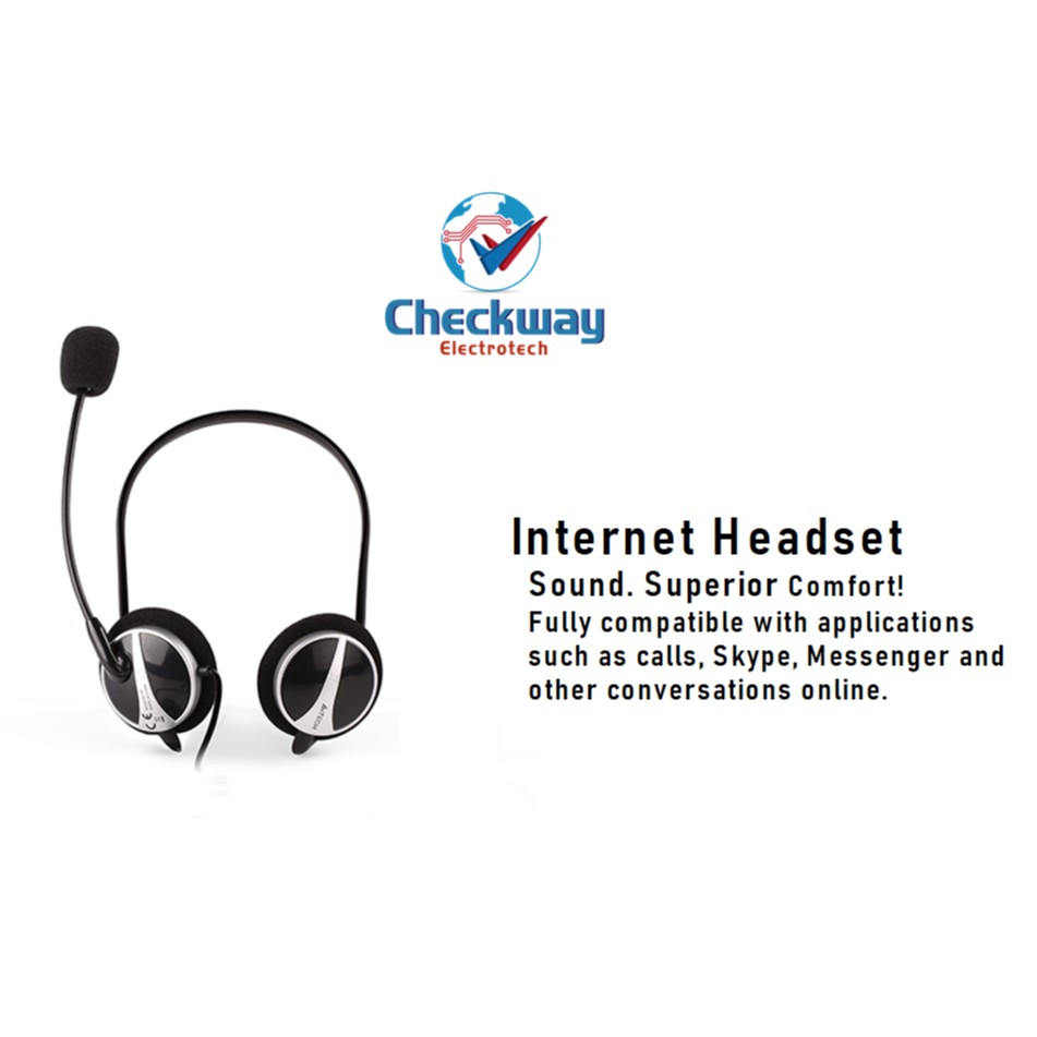 A4Tech Stereo Headset Superior Bass-Driven Sound HS-5P. Omnidirectional ...