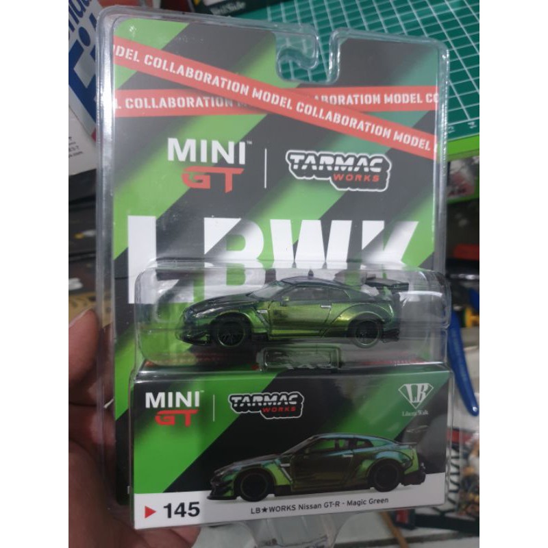 Gt X Tarmac Nissan R35 LBWK Magic Green Diecast Mini Diecast | Shopee ...
