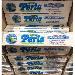 Perla Soap Laundry Bar White and Blue 380g | Shopee Philippines