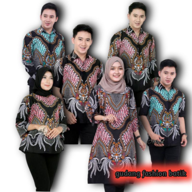 Maura Couple - Sania Ruffle BATIK Couple Ori Ndoro Jowi Shopee Guarantee - MODERN BATIK SOLO ...