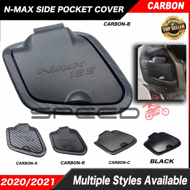 SpeedMOT Carbon Side pocket cover For NMAX 2020/2021 volt compartment ...