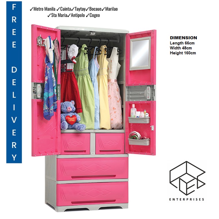 ZOOEY LUCKY STAR CABINET (2 DRAWER) | Shopee Philippines