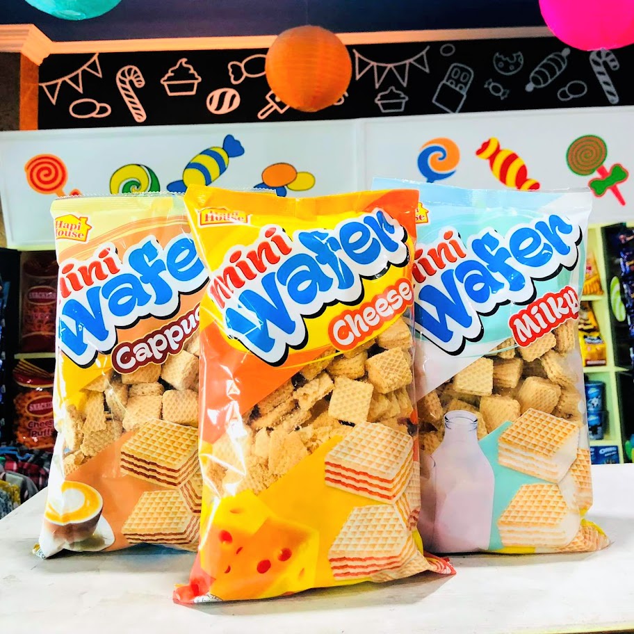 Hapi Haus Mini Wafer Milky / Cappuccino / Cheese | Shopee Philippines