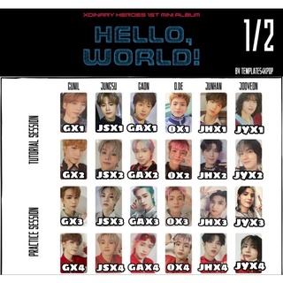 Xdinary Heroes Hello World Album Photocards (READ DESCRIPTION ...