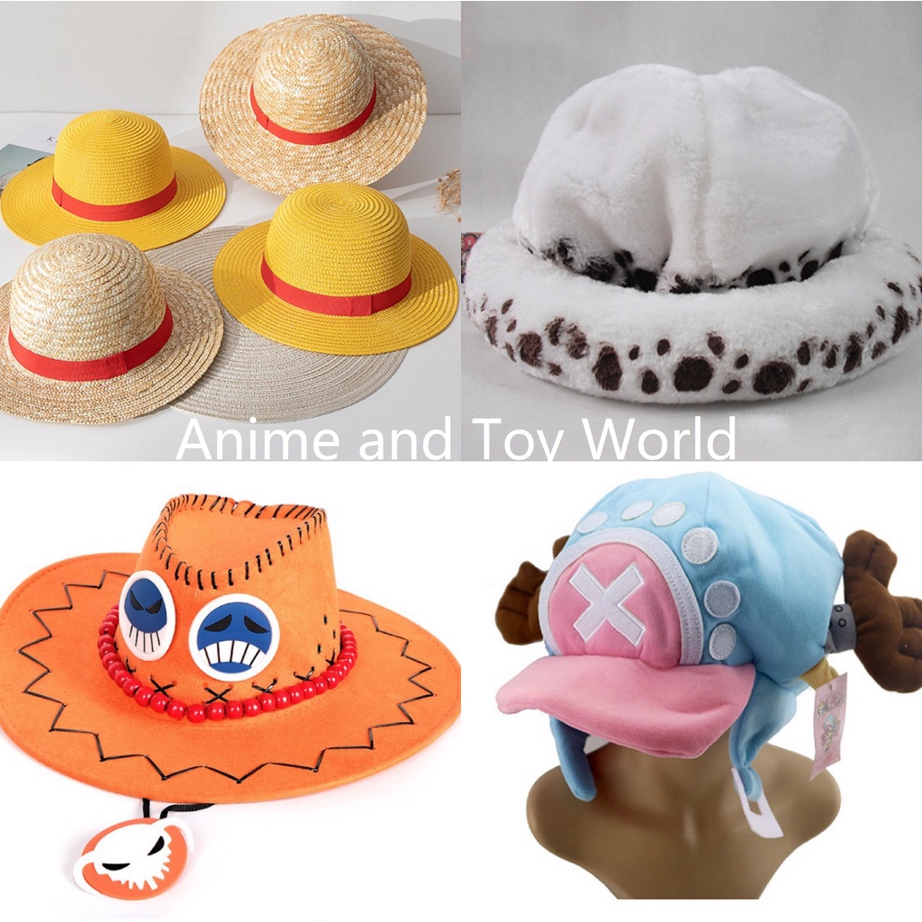 One Piece Luffy Hat Ace Hat Law Hat Tony Chopper Hat Cap Adult Cosplay ...