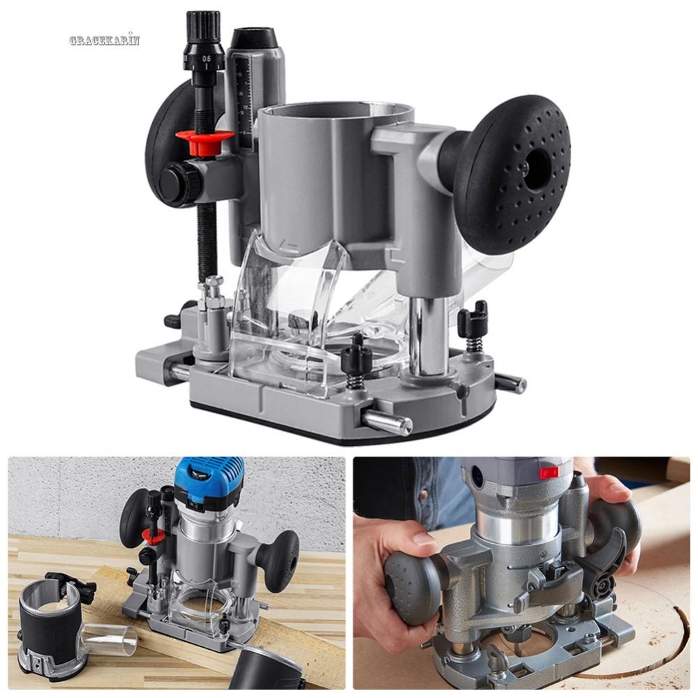 【GRCEKRIN】65mm Plunge Router Base Milling Trimming Base For Trimming ...