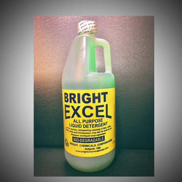 BRIGHT EXCEL - ALL PURPOSE LIQUID DETERGENT (1 LITER) | Shopee Philippines