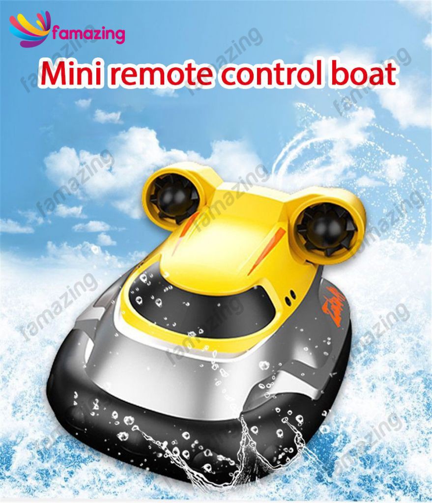 Children 2.4G wireless mini hovercraft toy boy water electric remote ...