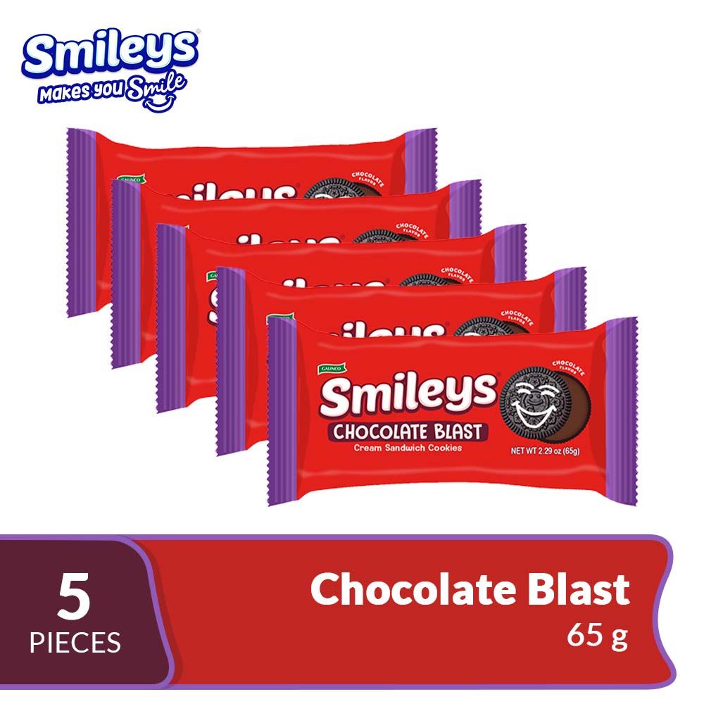 Smileys Choco 65g (5 Pieces) | Shopee Philippines
