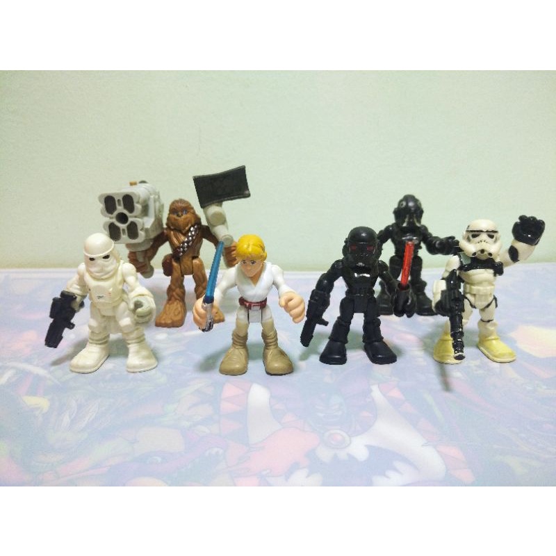 Star wars Mini Figures / Hasbro / Playskool Heroes Galactic Heroes Star ...