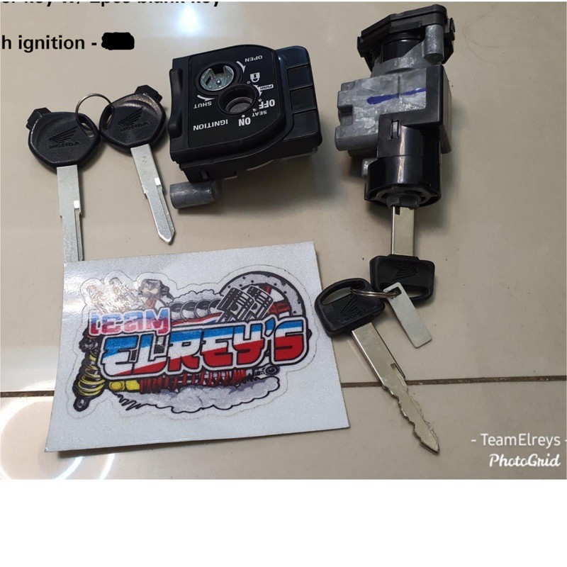 STOCK SHUTTER KEY AND IGNITION SWITCH FOR CLICK V1 AND GC 125/150 ...