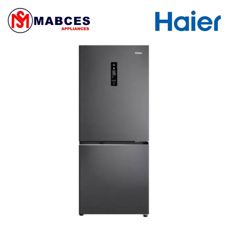 Haier 12.5 cu. ft. Magic Cooling No Frost Bottom Freezer Twin Inverter Two Door Refrigerator (BS ...