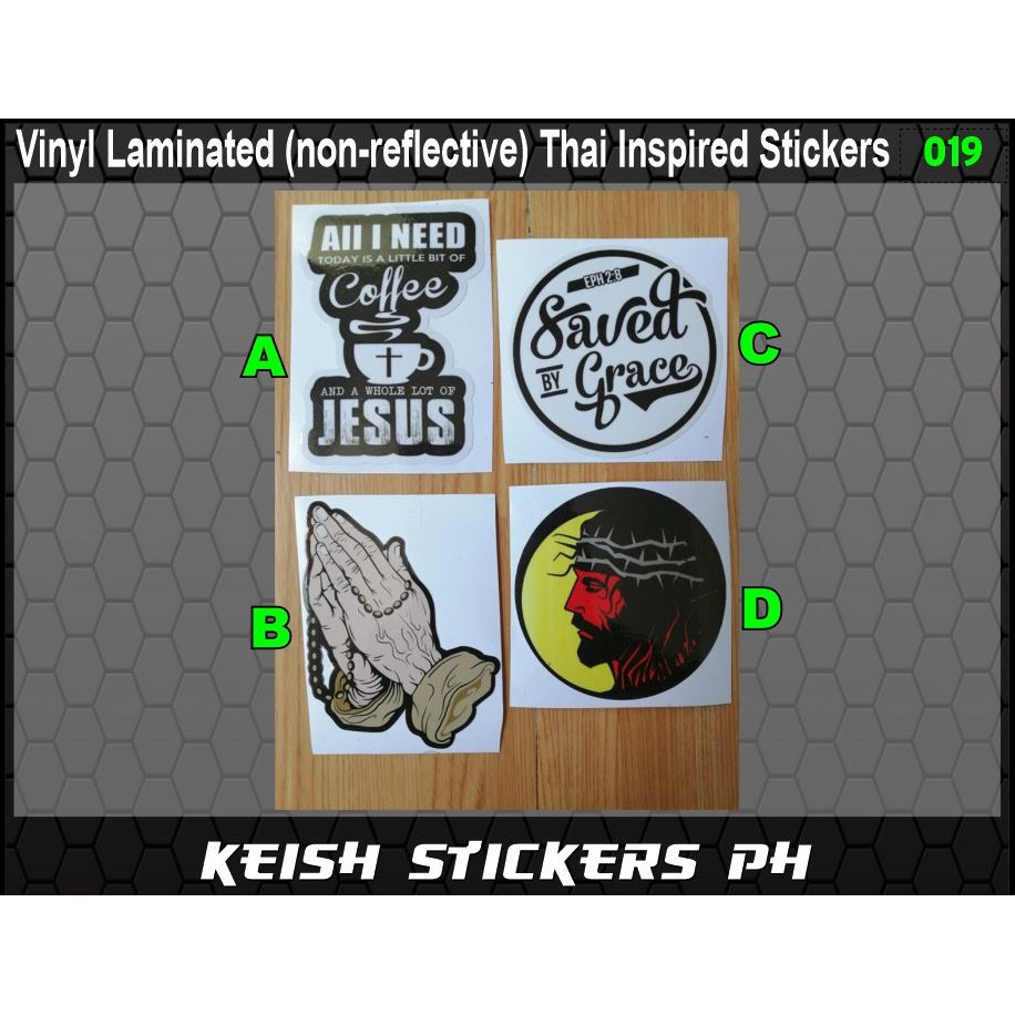 Vinyl Laminated Stickers 019 | Shopee Philippines