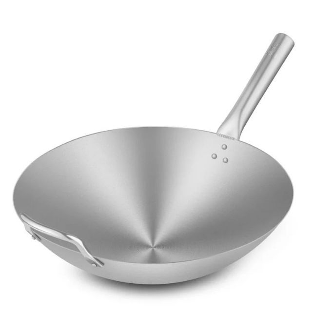 Kawali stainless wok pan non stick with cover non stick frying pan non ...