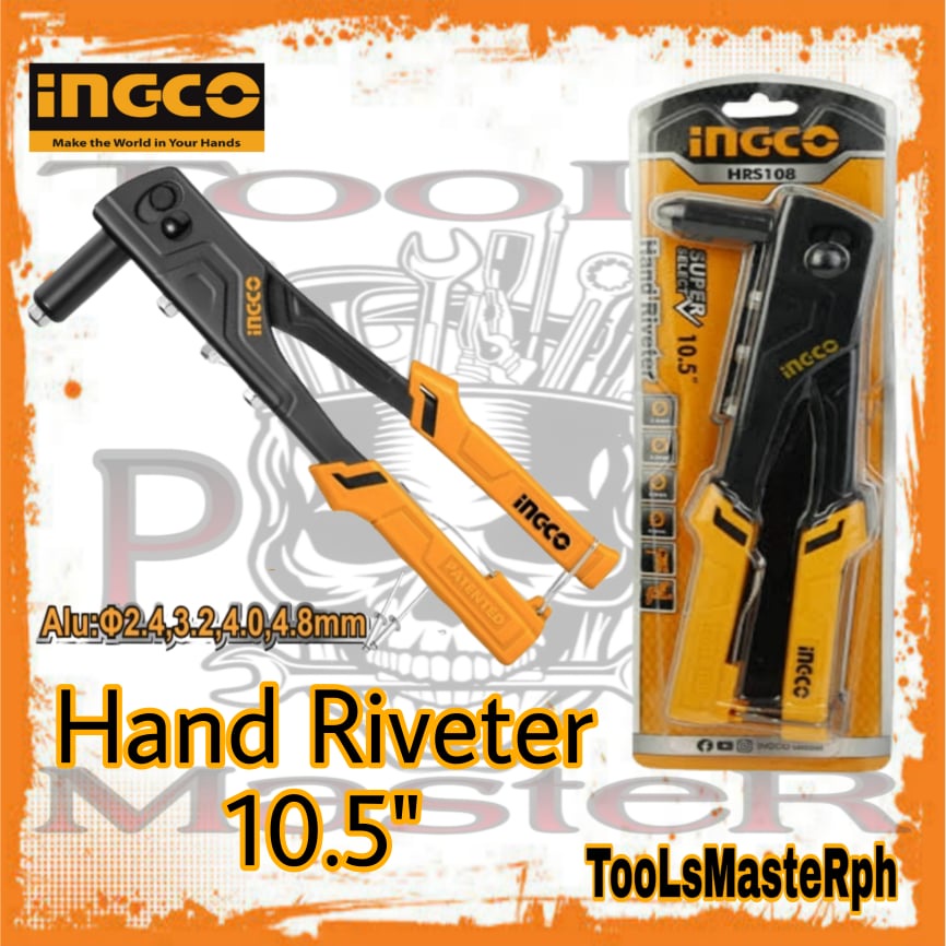 INGCO Rivet Hand Riveter 10.5" SUPER SELECT HRS108 | Shopee Philippines