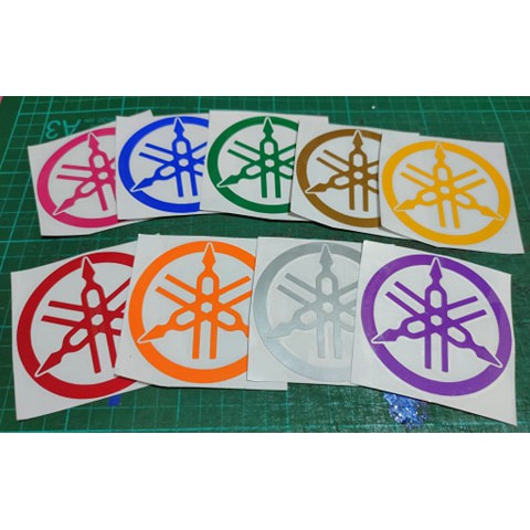 Yamaha Logo Sticker CutOut 3 inches | Shopee Philippines