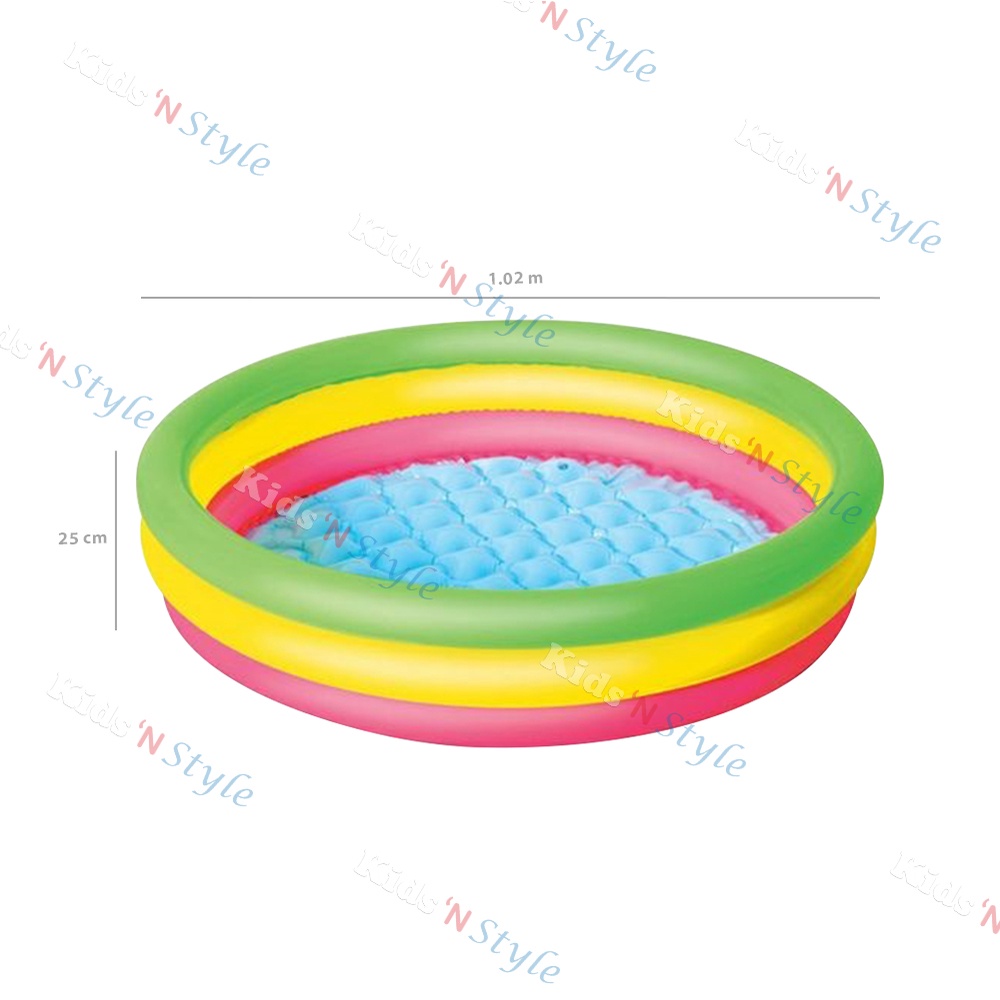 Bestway Summer Set Kiddie Pool 40 in x 10 in | Shopee Philippines