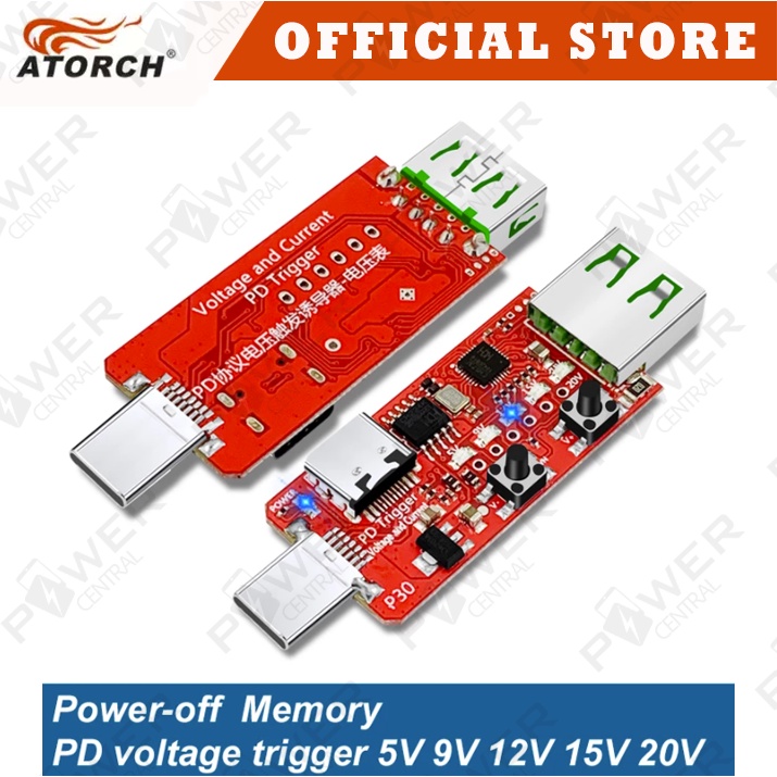 Atorch Type-c USB Quick Charger PD 3.0 2.0 5V 9V 12V 15V 20V Automatic ...