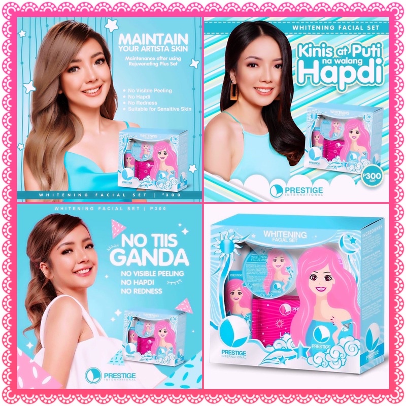 PRESTIGE Whitening Facial Set (COD & Onhand) | Shopee Philippines