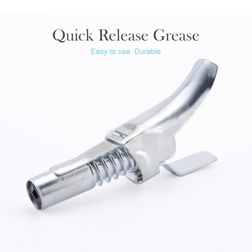 Heavy-Duty Quick Release Grease Gun Coupler Lubricating Oil Gun Nozzle ...