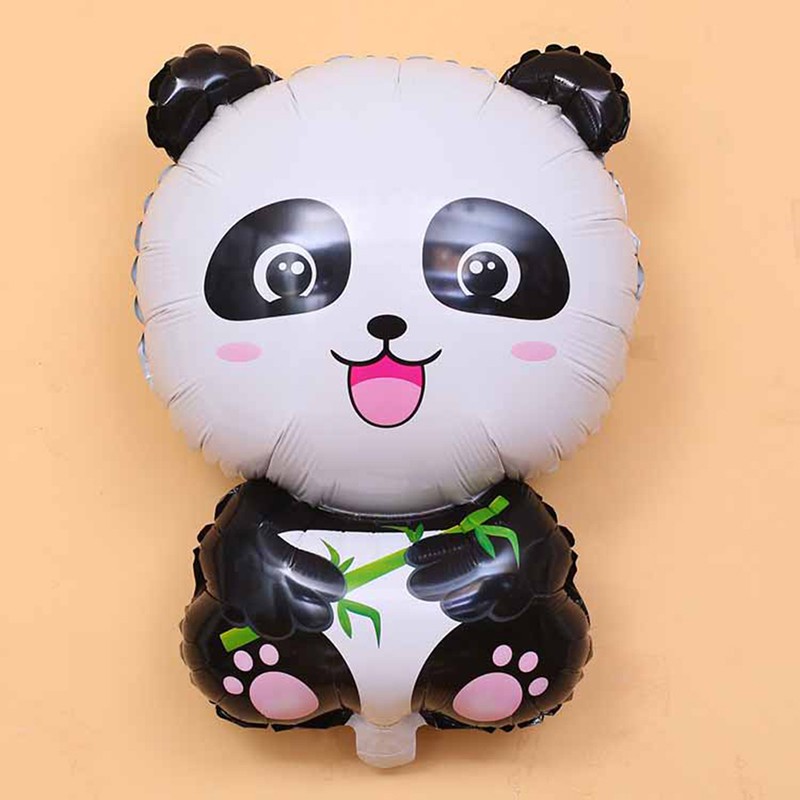 WEIJIAO Cute Panda Balloon Foil Balloon Happy Birthday Party Decor Kids ...