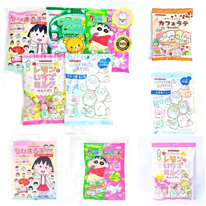 Hayakawa Japan Character Candy | Sumikko Gurashi Chibi Maruko-Chan Shin ...