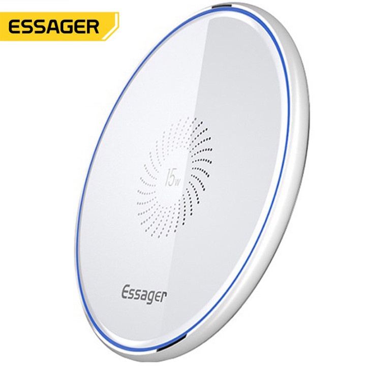 Essager 15W with LED Qi Wireless Charger for Wireless Charging Phones ...