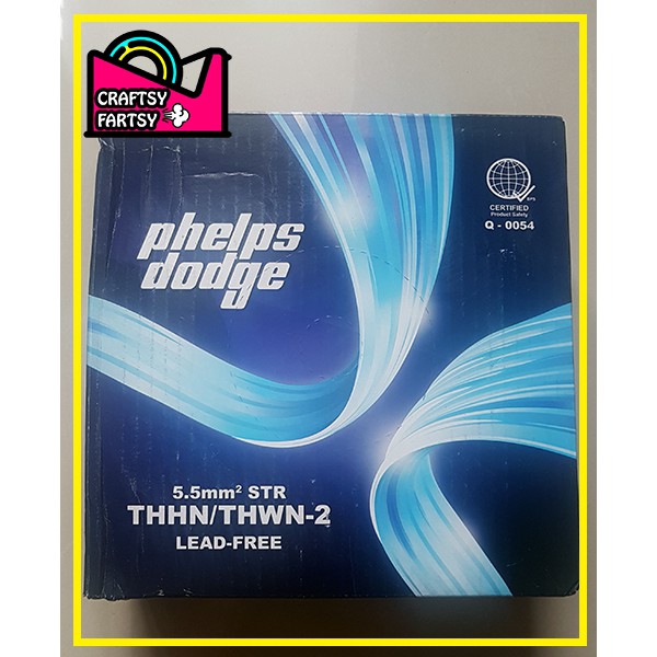 (PER BOX) Phelps Dodge THHN Stranded Wire 5.5mm (#10/7) | Shopee ...
